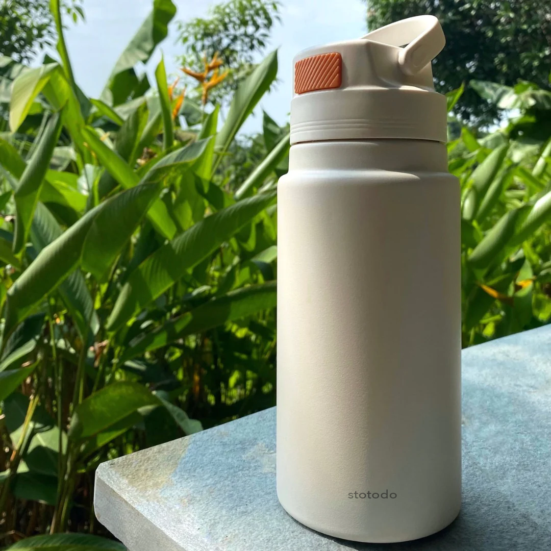 Droid sipper flask | 800ml travel ss flask | stotodo