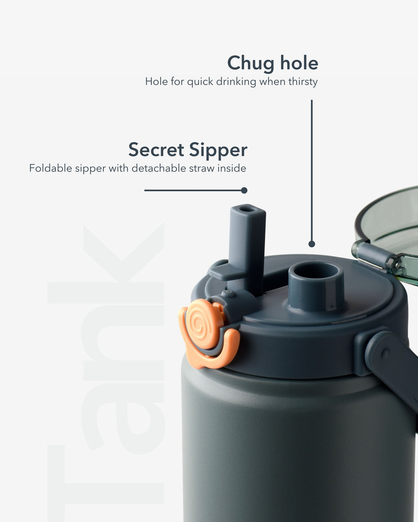 Tank dual sipper flask – stotodo